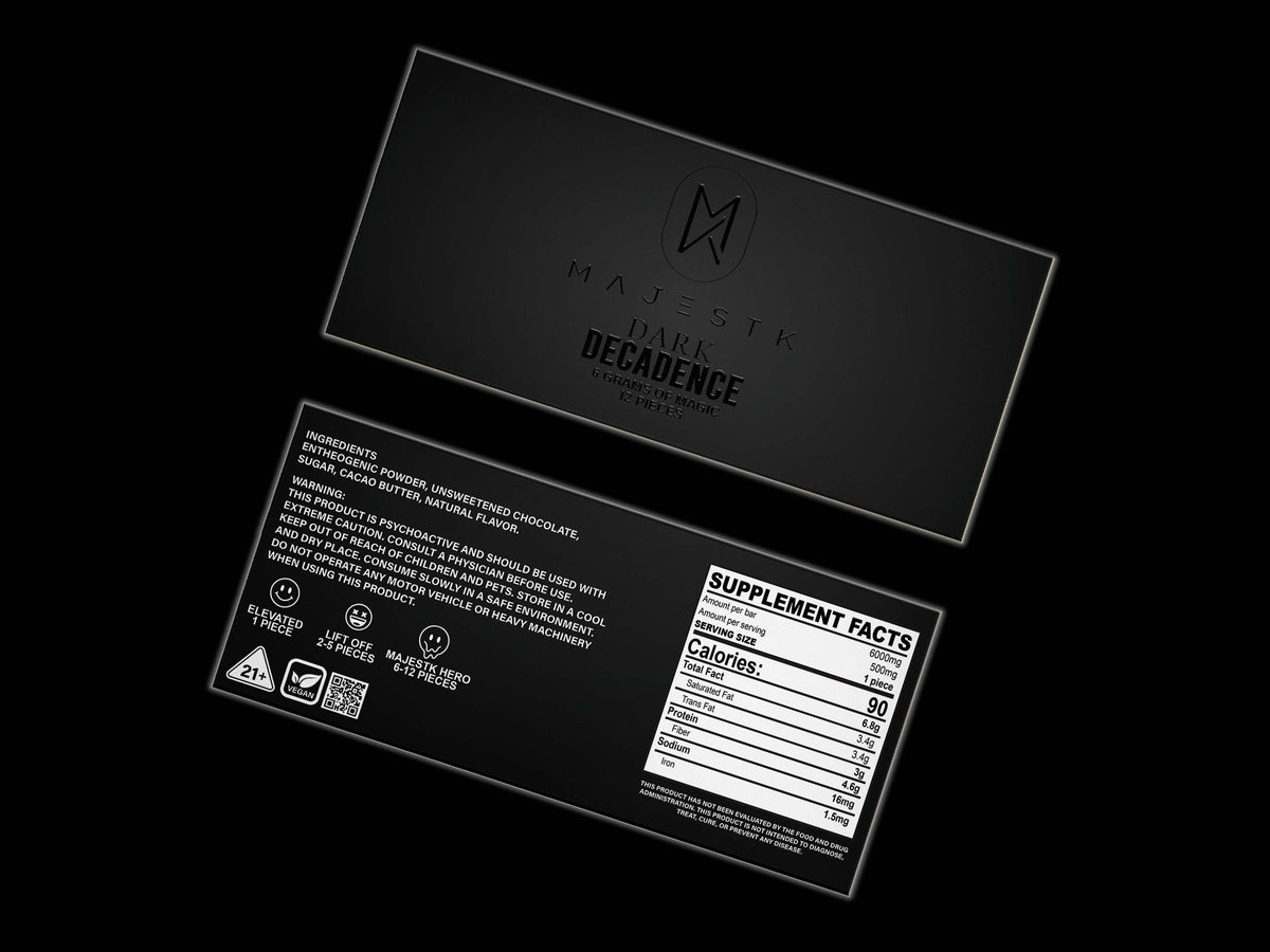 Dark Decadence Chocolate - 12 Servings (.50 per serving, 6G) – St. Anky ...