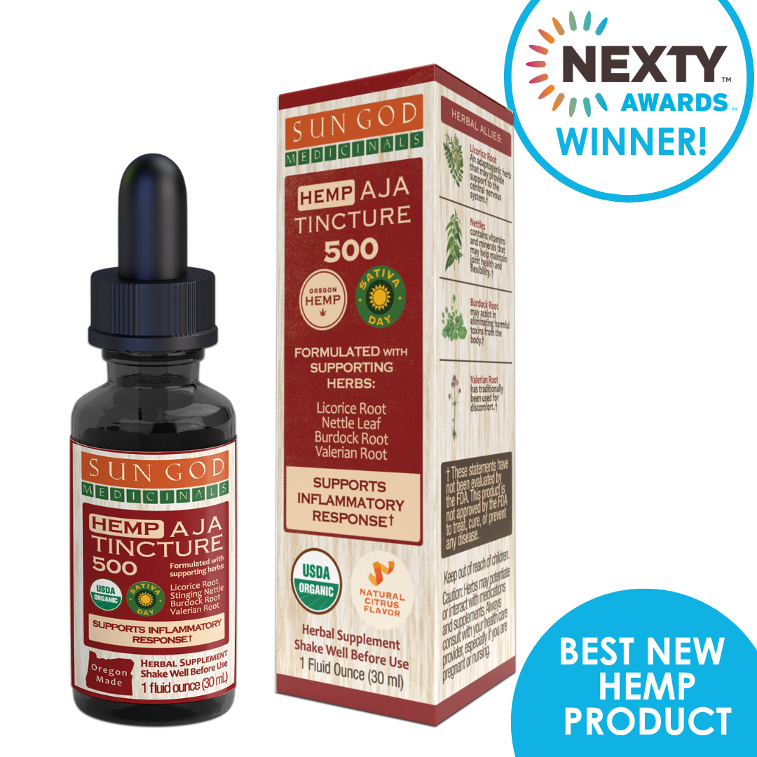 Organic Aja Body Relief Daytime Hemp Tincture 500 – St. Anky Flowers