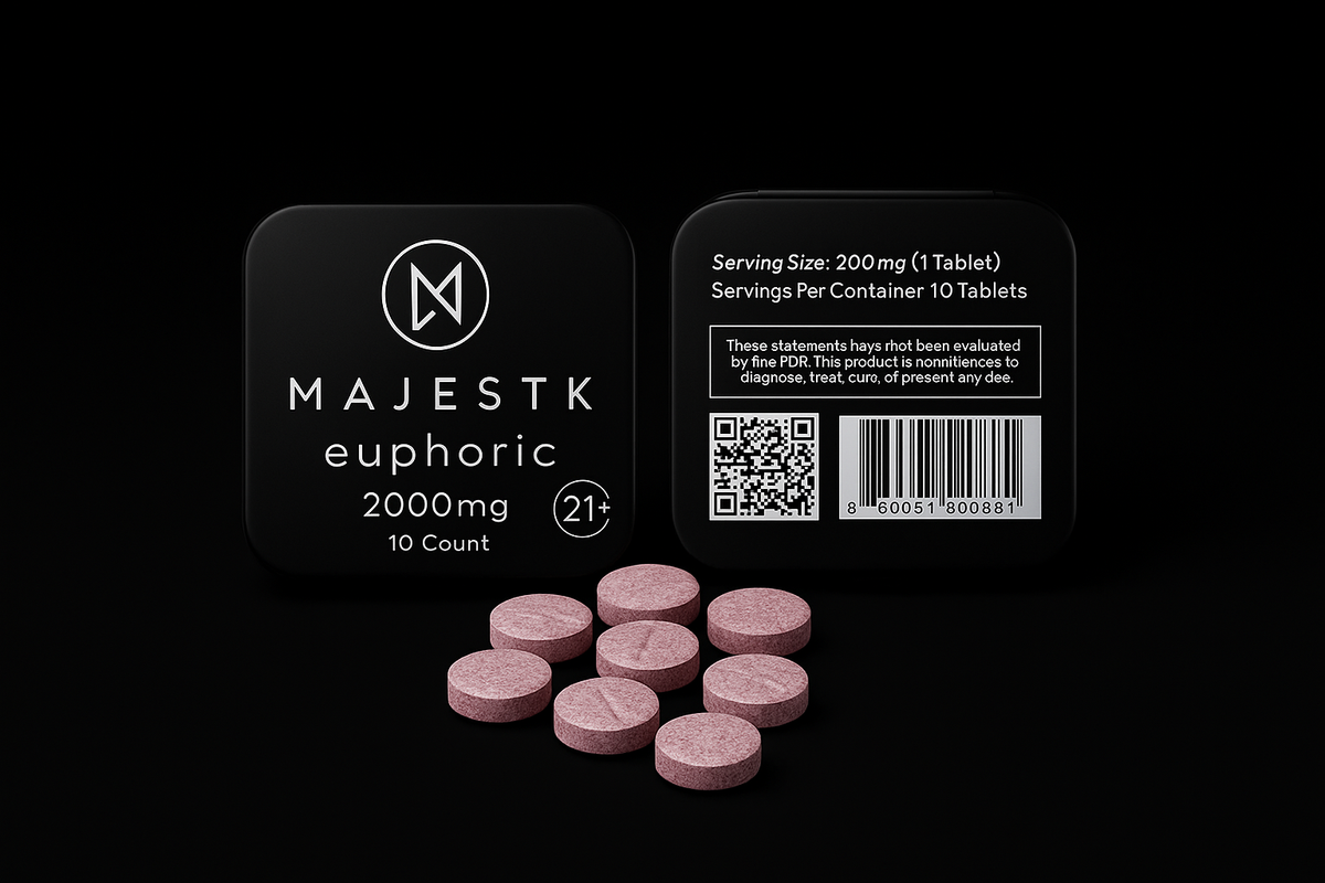 Euphoric Tablets - 10 Servings (.20 per serving, 2G) – St. Anky Flowers